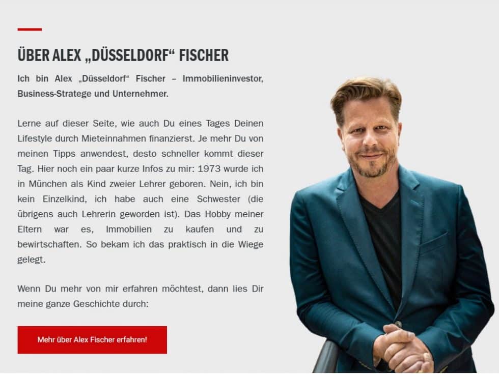 Alex Fischer Erfahrung und Bewertung - MoneyFabrik
